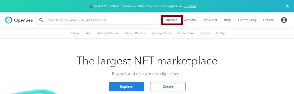 ¿Qué es Opensea? Cómo funciona y como comprar comprar NFT